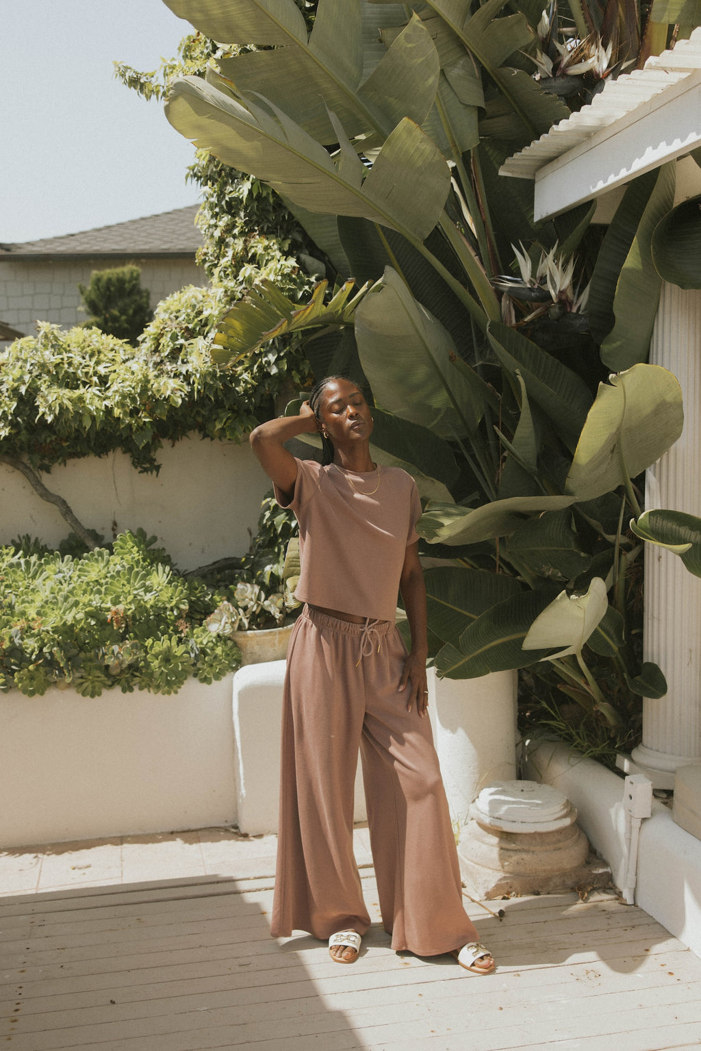 Shana Oversized Sweat Pant | Mauve – Altair The Label